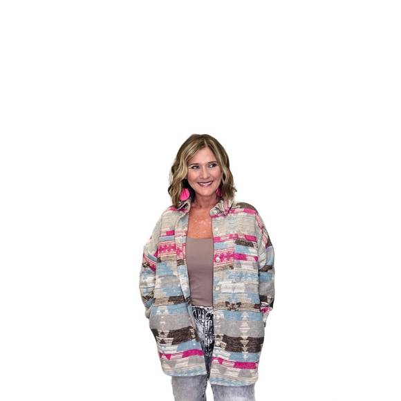 DAVI & DANI | Jackets & Coats | New Davi Dani Aztec Button Down Jacket ...